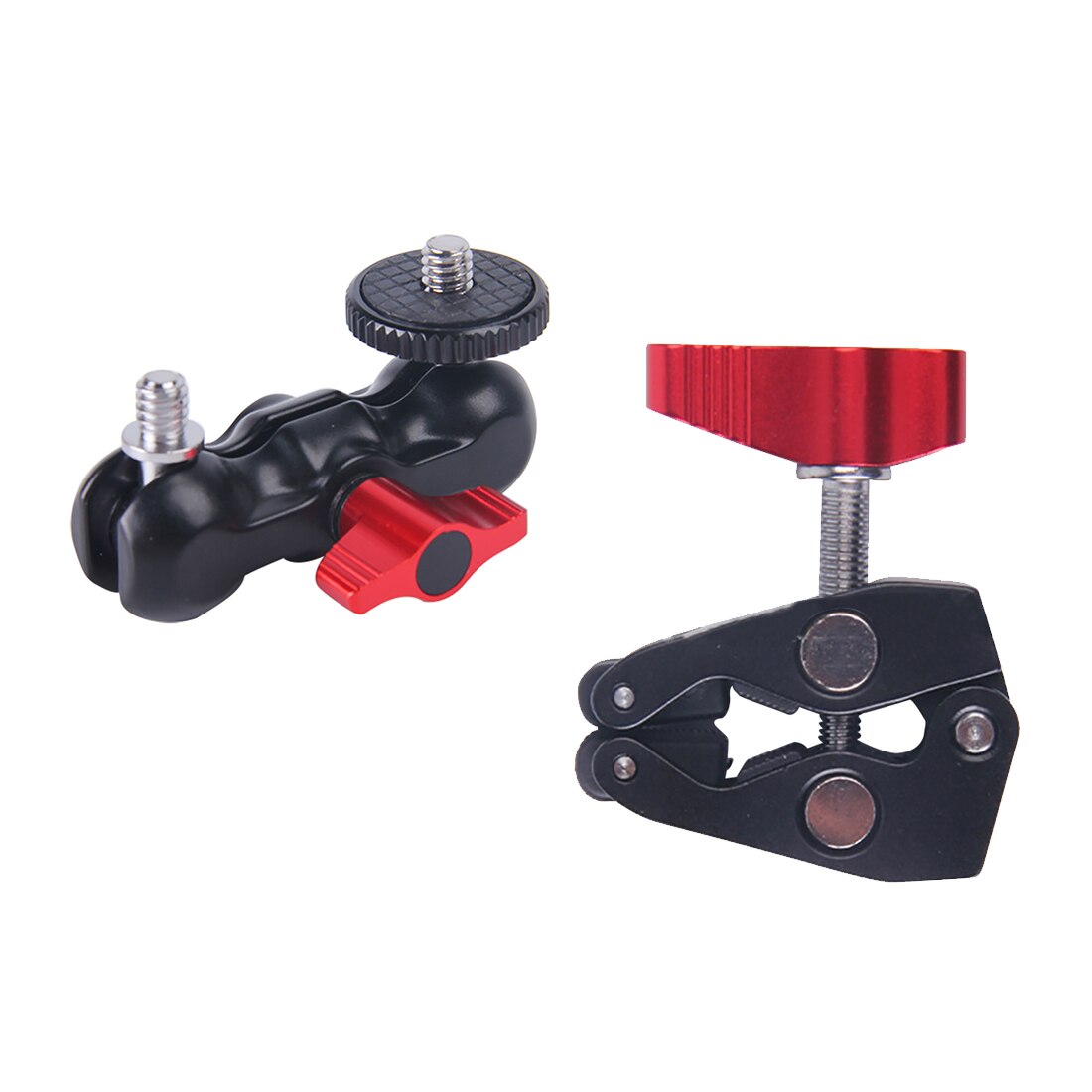 Aluminum DSLR Camera Magic Arm Dual 1/4" Ball Head... – Vicedeal