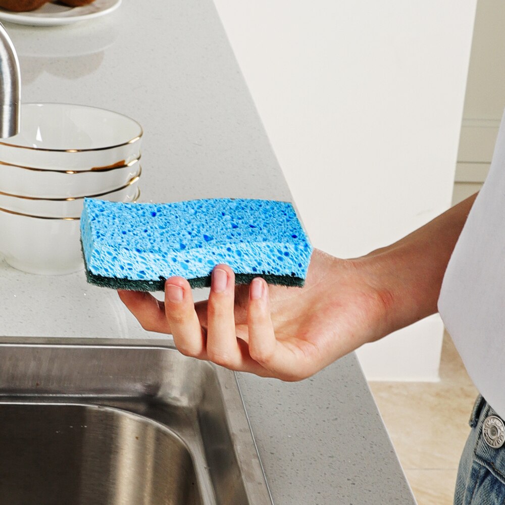 Heavy Duty Scrub Sponge Multi-Use Non-Scratch Anti... – Grandado