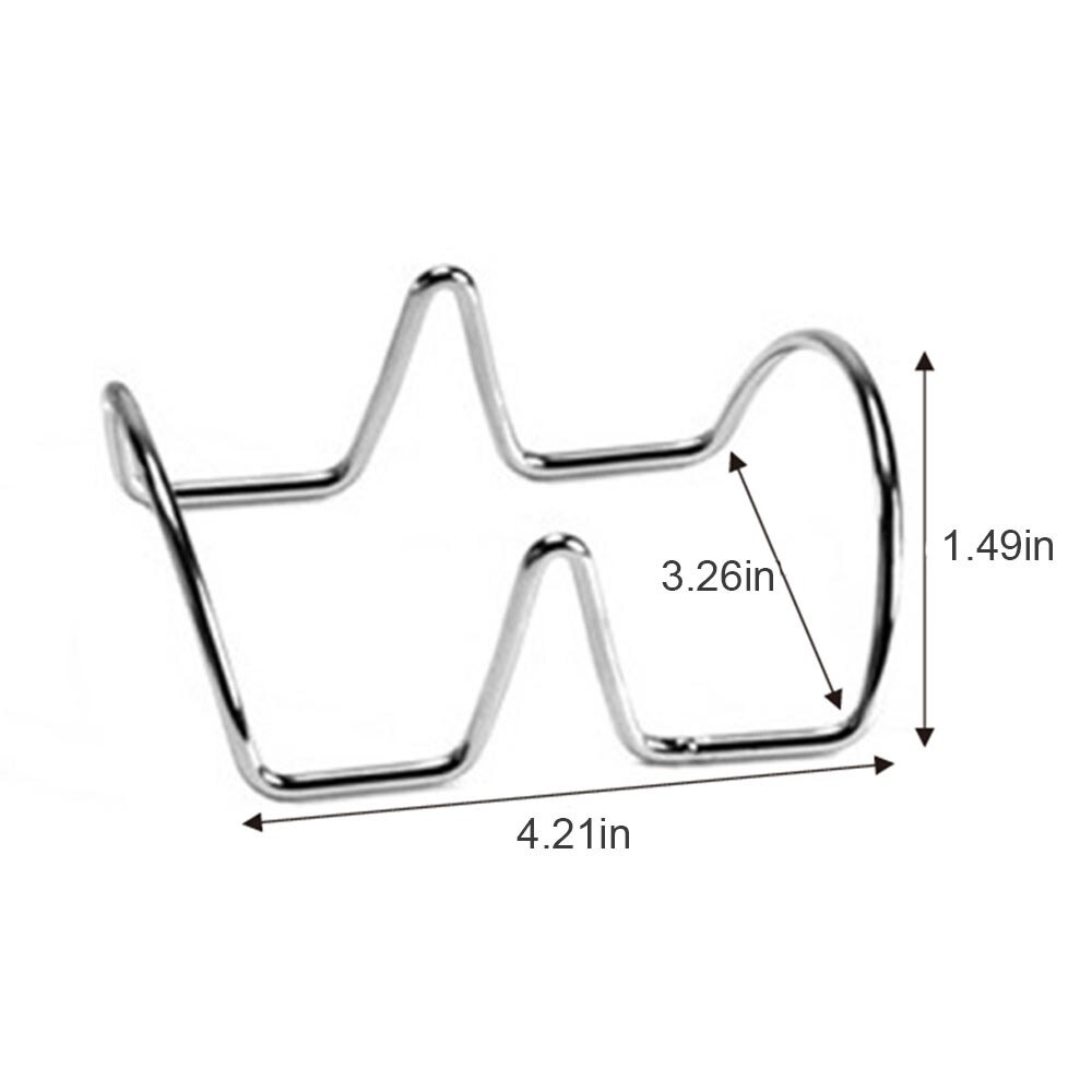Wave Shape Stainless Steel Taco Holders Mexican Fo... – Grandado