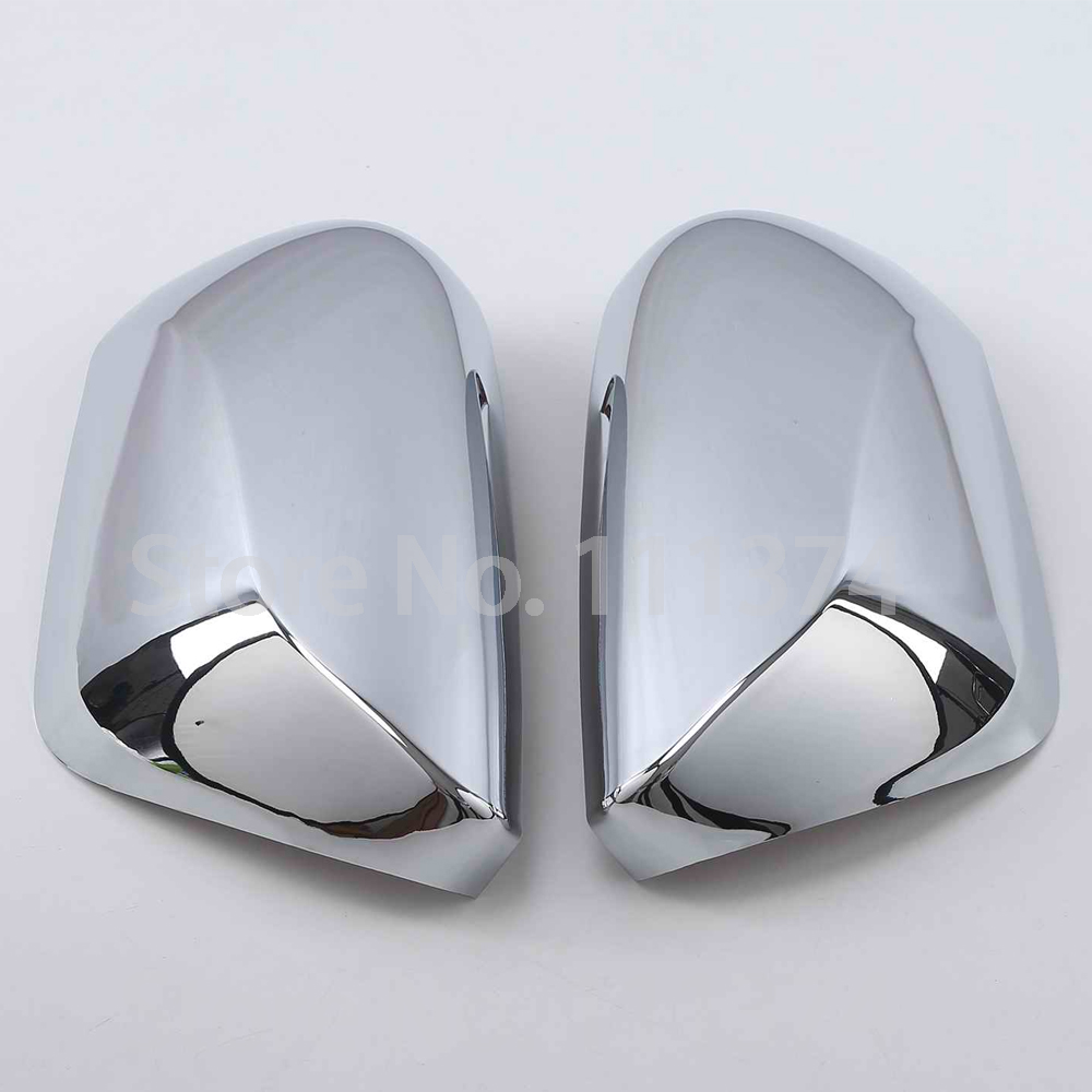 Carbon Look Chrome Rearview Mirror Cover for Toyot... – Grandado