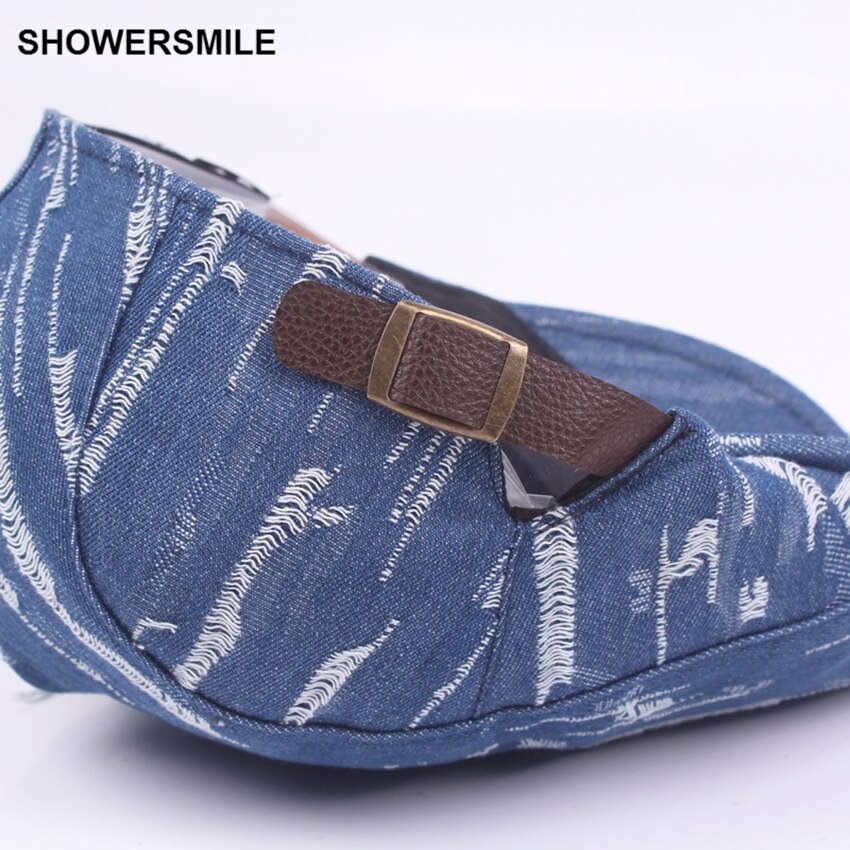 SHOWERSMILE Brand Denim Ivy Caps For Men Women Bri... – Grandado