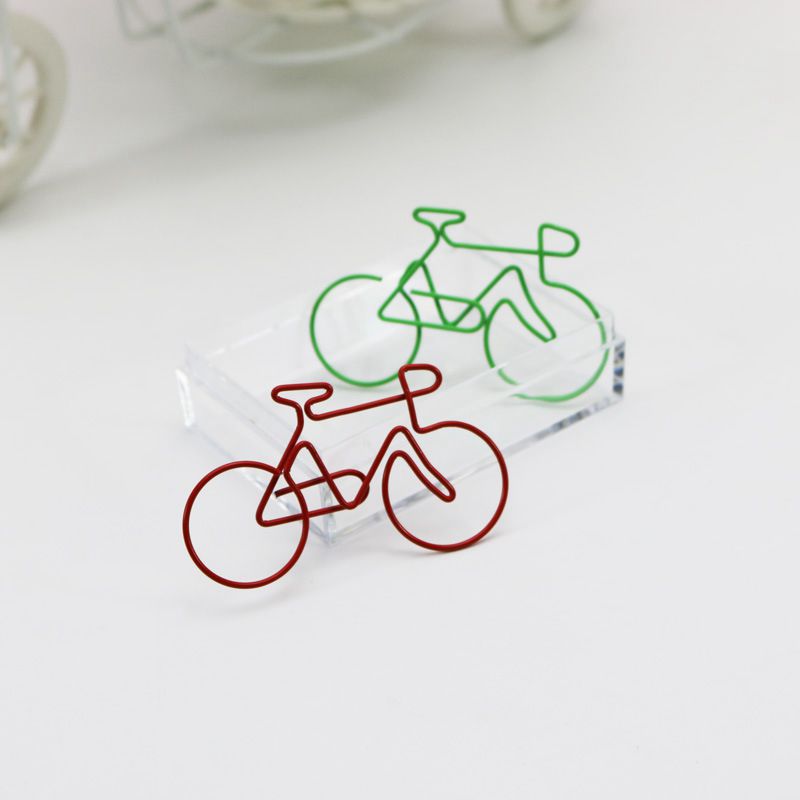 Bike Paper Clips Bicycle Metal Card File Clips Pac... – Grandado