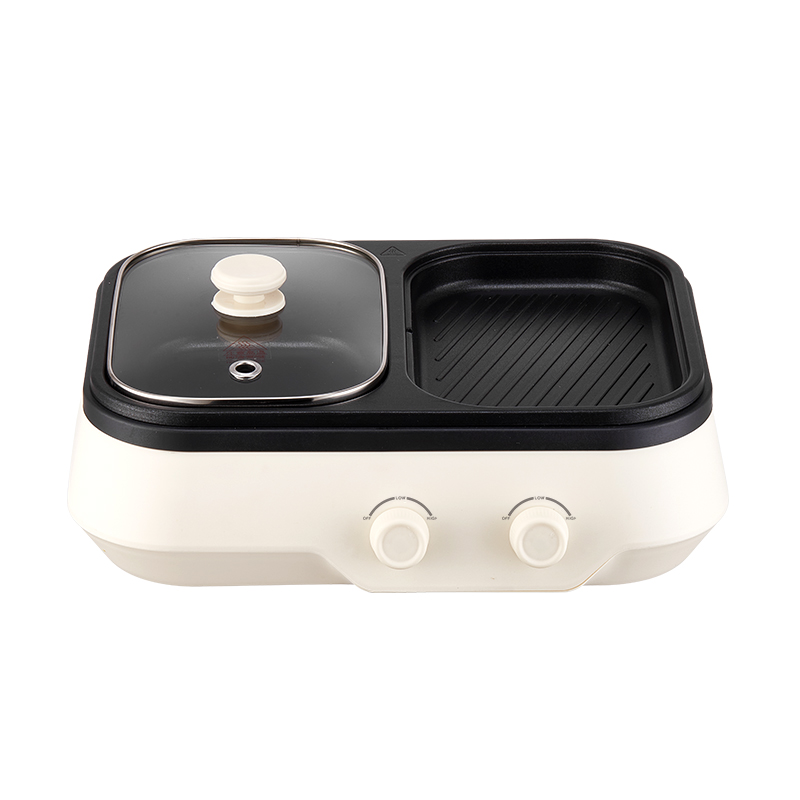 2-in-1 Multifunctional Electric Pot Grill Cooker -... – Vicedeal