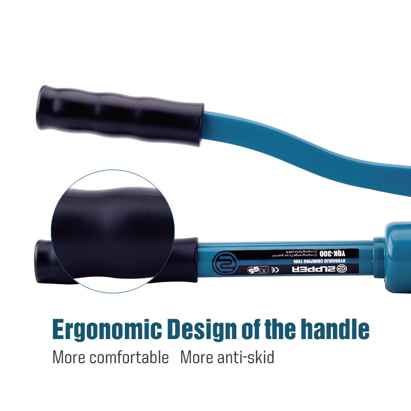ZUPPER YQK-300 Hydraulic Crimping Tool Range Cu 10... – Grandado