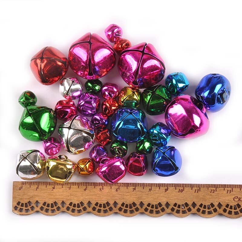 12/15/20/25/30Mm Gemengde Kleur Iron Jingle Bells ... – Vicedeal