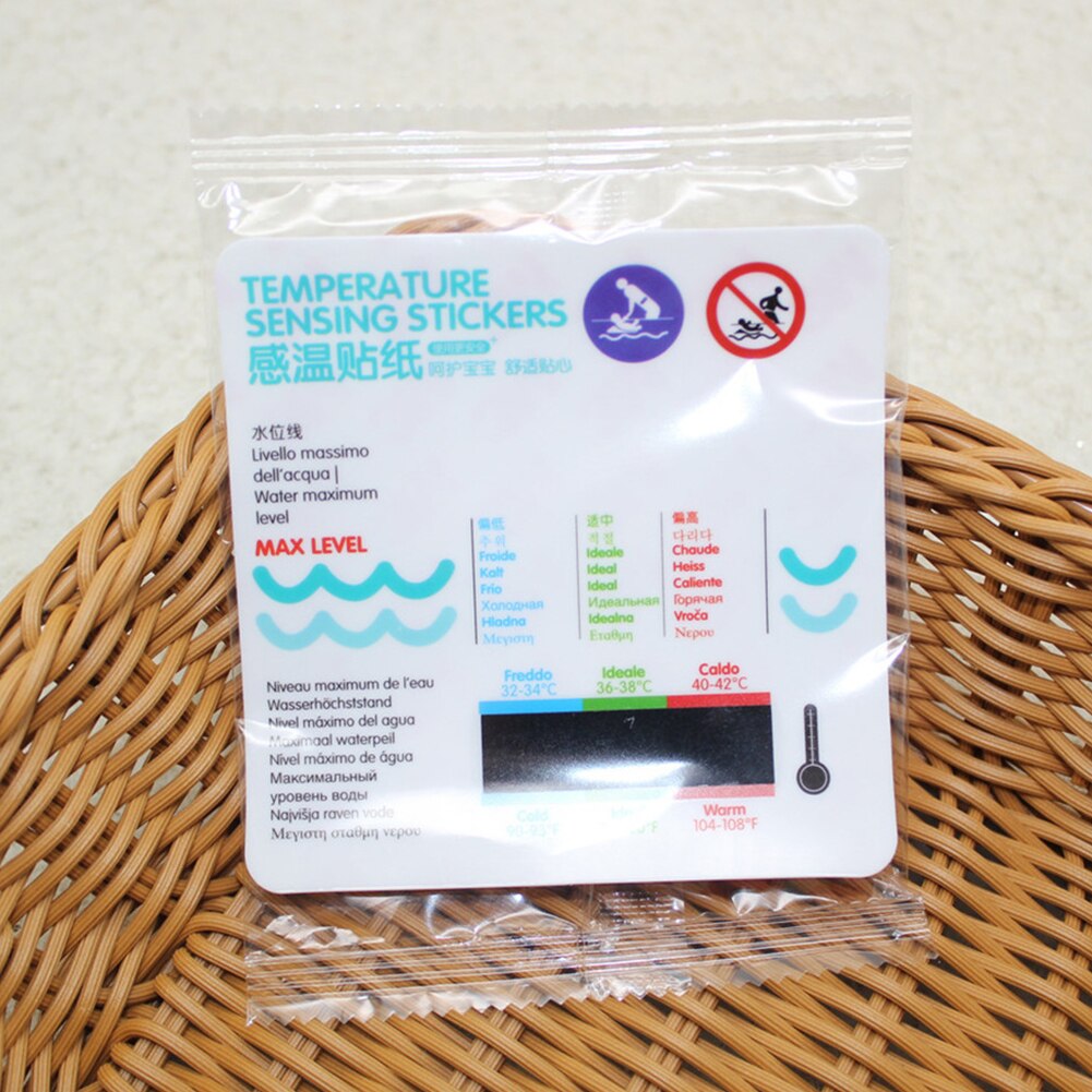 Baby Bath Water Temperature Measuring Card Sticker... – Grandado