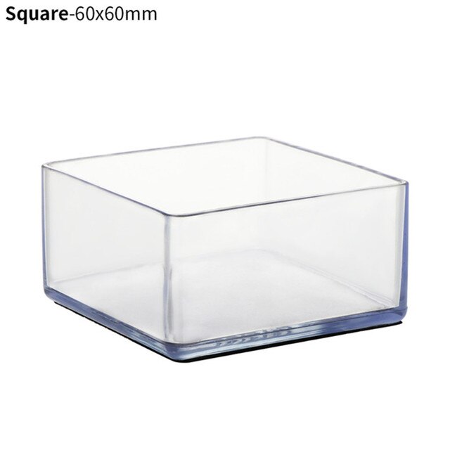 12 X sedia in gomma coprigambe coperture quadrate ... – Grandado
