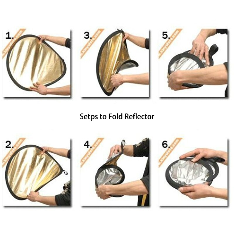 60cm Collapsible Reflector Portable Round Eye Ligh... – Vicedeal