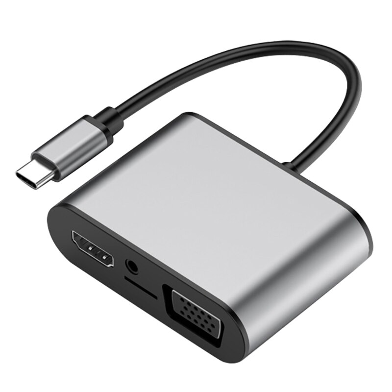 8 in 1 usb c hub / type c data hub med 8- port 3 u... – Grandado