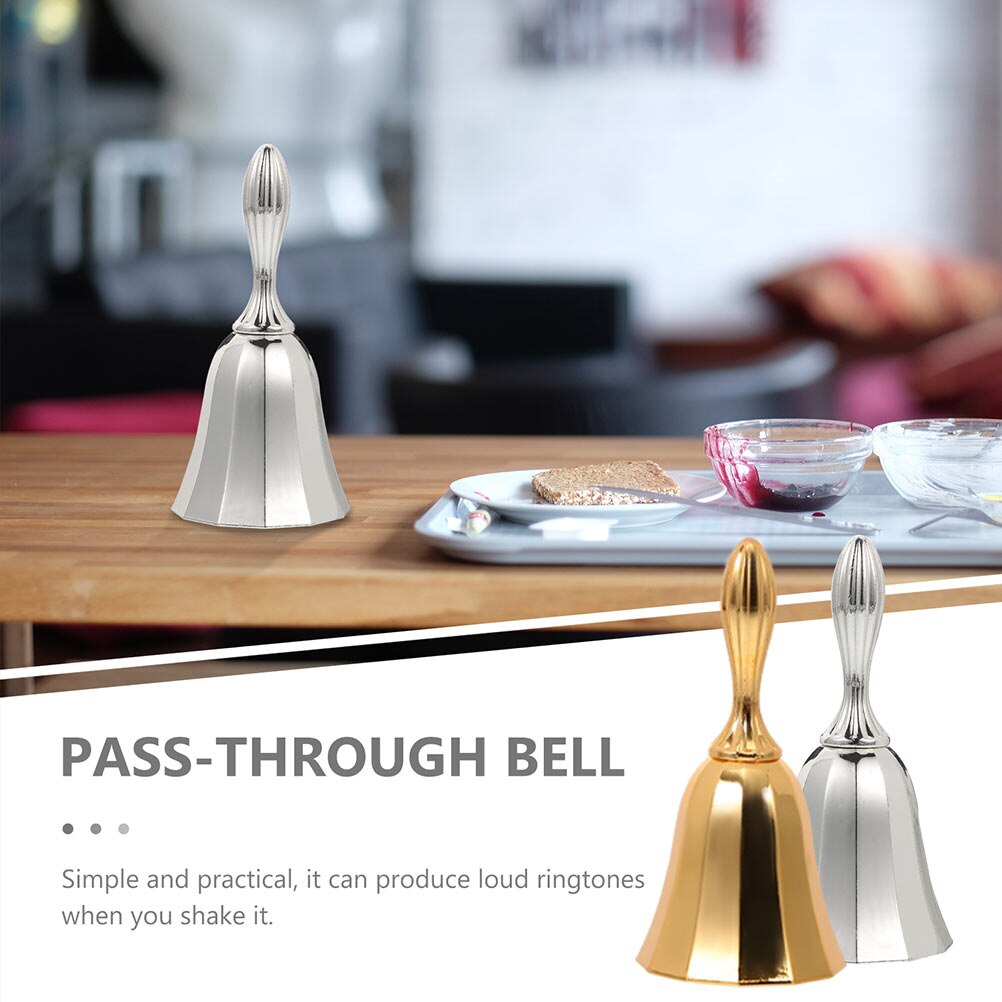 2Pcs Zinc Alloy Hand Bells Retro Call Bells Decora... – Vicedeal