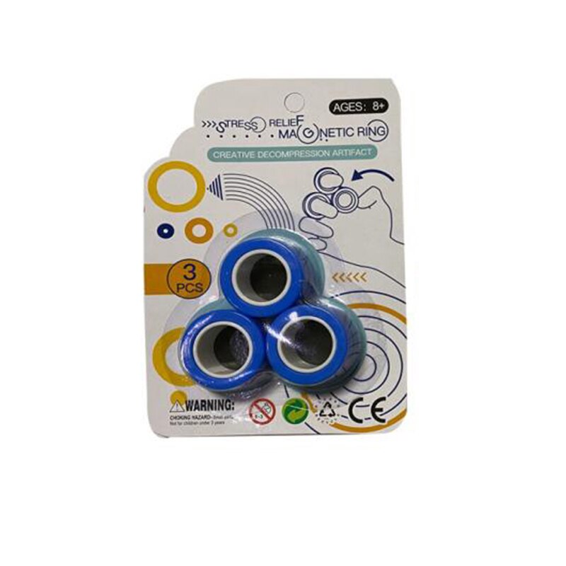 Vinger Magnetische Ring Willekeurige Kleur Decompr... – Grandado