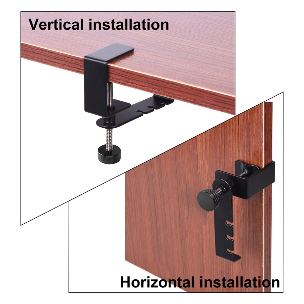 Adjustable Black metal rotate Headphone hook Earph... – Grandado