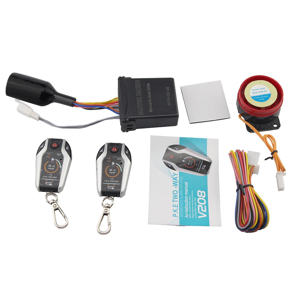 Motorcycle Scooter Two-way Alarm System Universal ... – Grandado