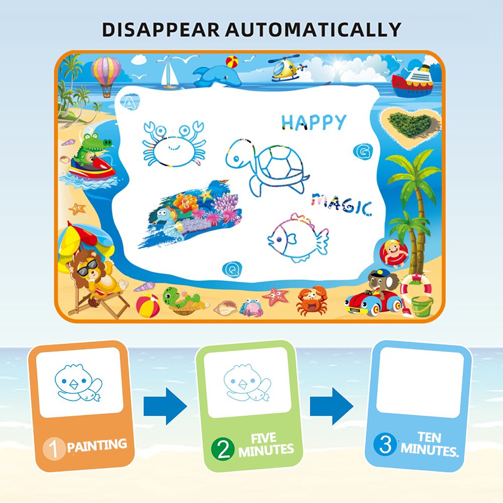 70x100cm Water Doodle Mat Kids Aqua Doodle Water P... – Grandado