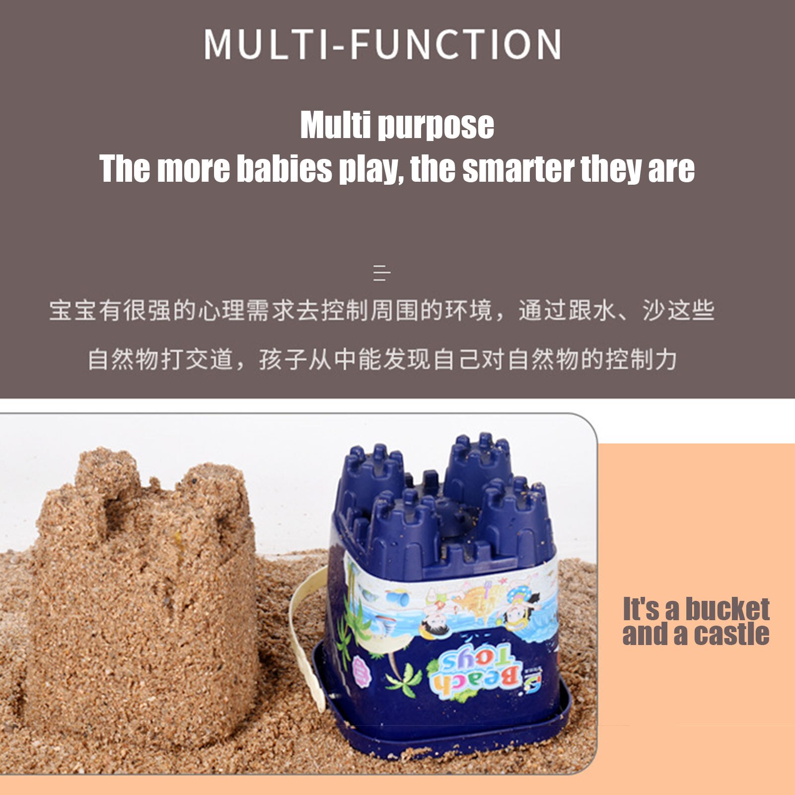 7PCS/set Sand Playing Toys Kids Beach Tools Set Wa... – Grandado