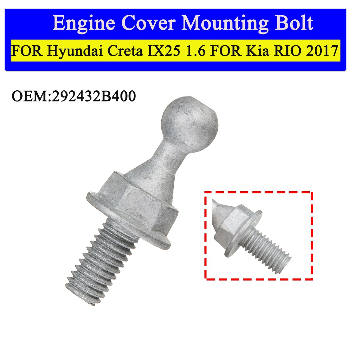 1/3Pcs Auto Motorkap Cover Mounting Bolt 292432B40... – Grandado