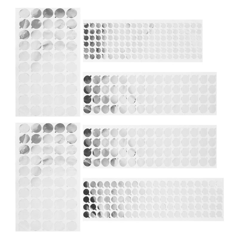 6 Sheets Foil Silver Label Sticker Aluminium Foil ... – Grandado