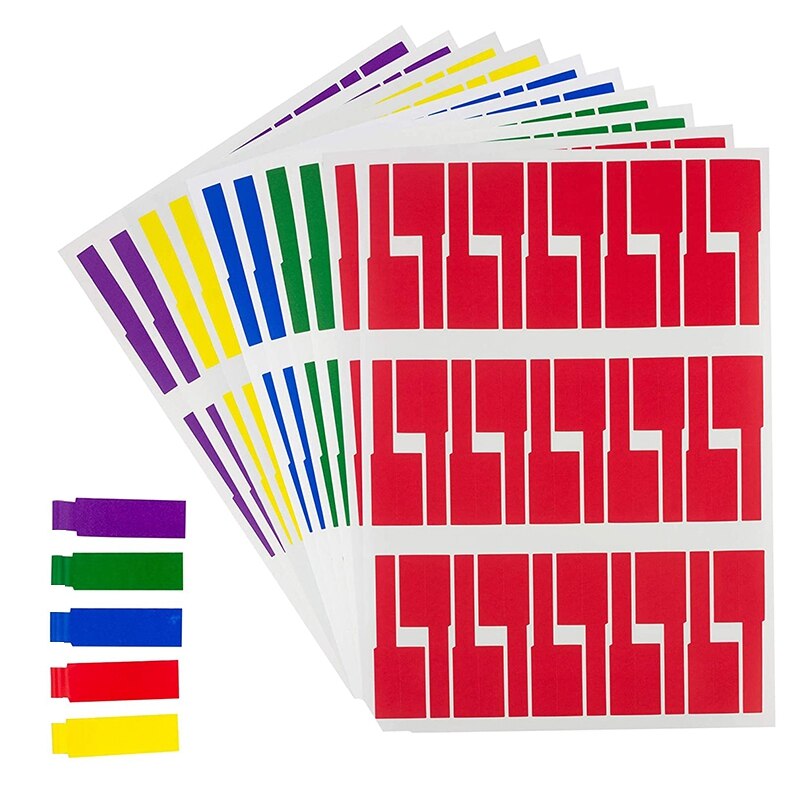 600Pcs/20 Sheets Cable Labels Tags Cable Markers S... – Vicedeal