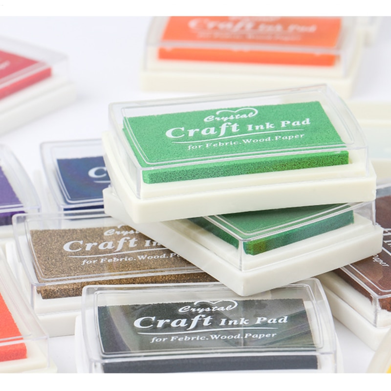 Colors Inkpad Clear Stamps DIY Craft Ink Pad Rubbe... – Vicedeal