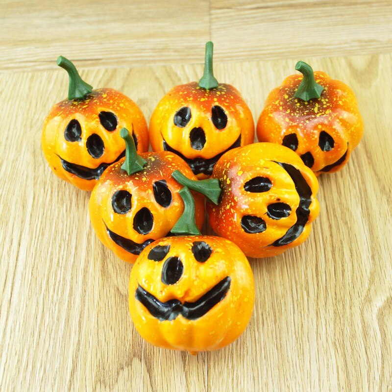 6pcs Cute Mini Pumpkin Artificial Pumpkin Foam Sim... – Grandado