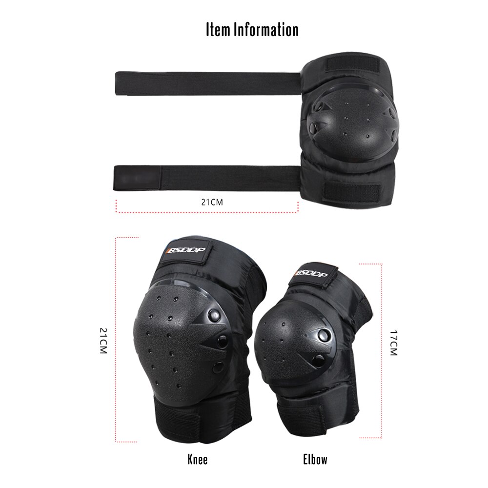 4Pcs Kit Motorcycle Accessories Knee Brace and Elb... – Grandado