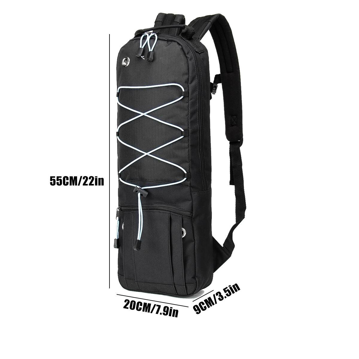 Sort materiale iltflaske taske cylinder tank rygsæ... – Grandado