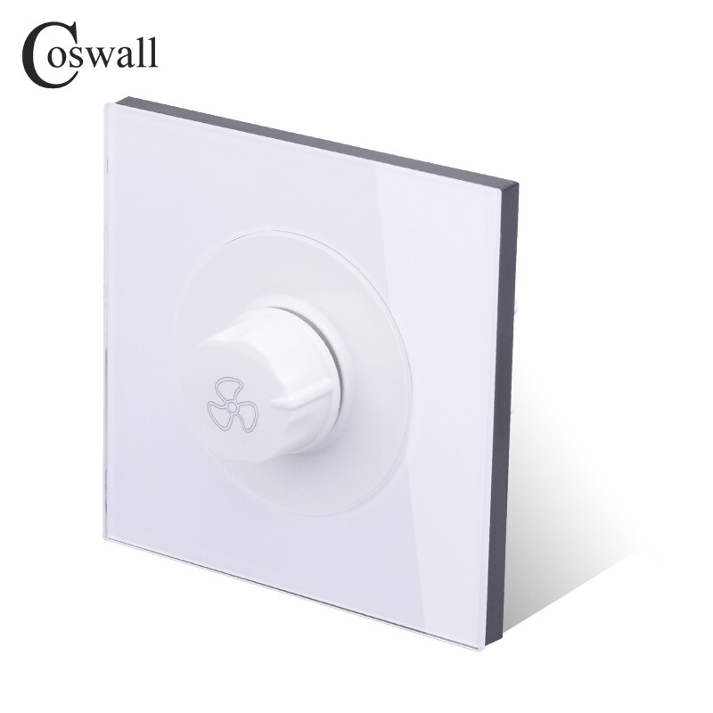 COSWALL Fan Controller Regulator Luxury Crystal Gl... – Grandado