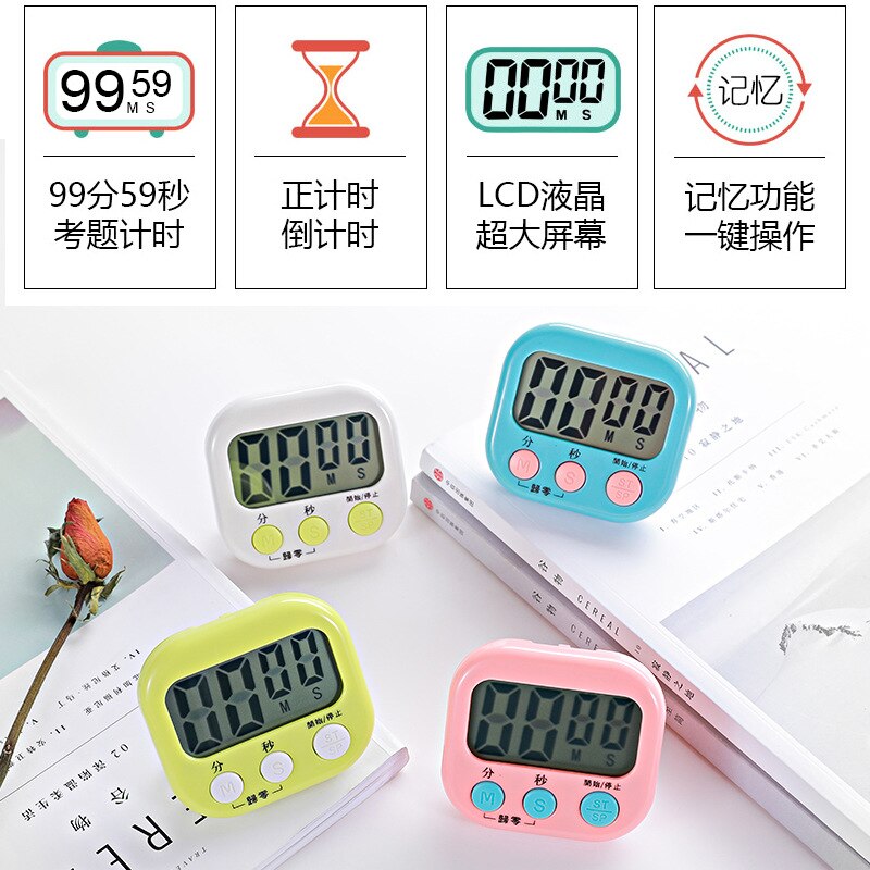 Students Exam Timer Timer Household Kitchen Magnet... – Vicedeal