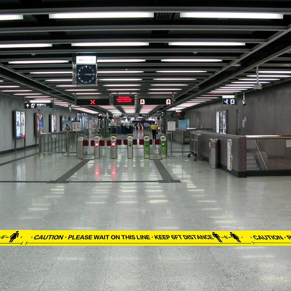 Caution*Please Wait On This Line*Keep 6FT Distance... – Grandado