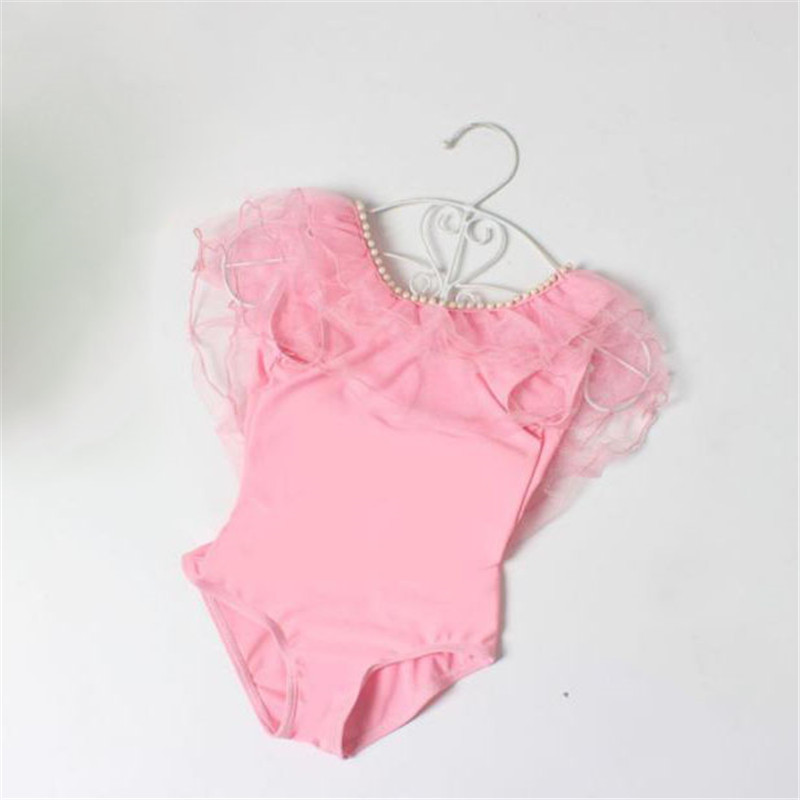 Solid Baby Girls Swimwear Summer One-piece Swimsui... – Grandado