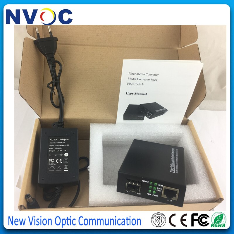 SFP Fiber to RJ45 Converter Gigabit SFP GPON/OLT M... – Grandado