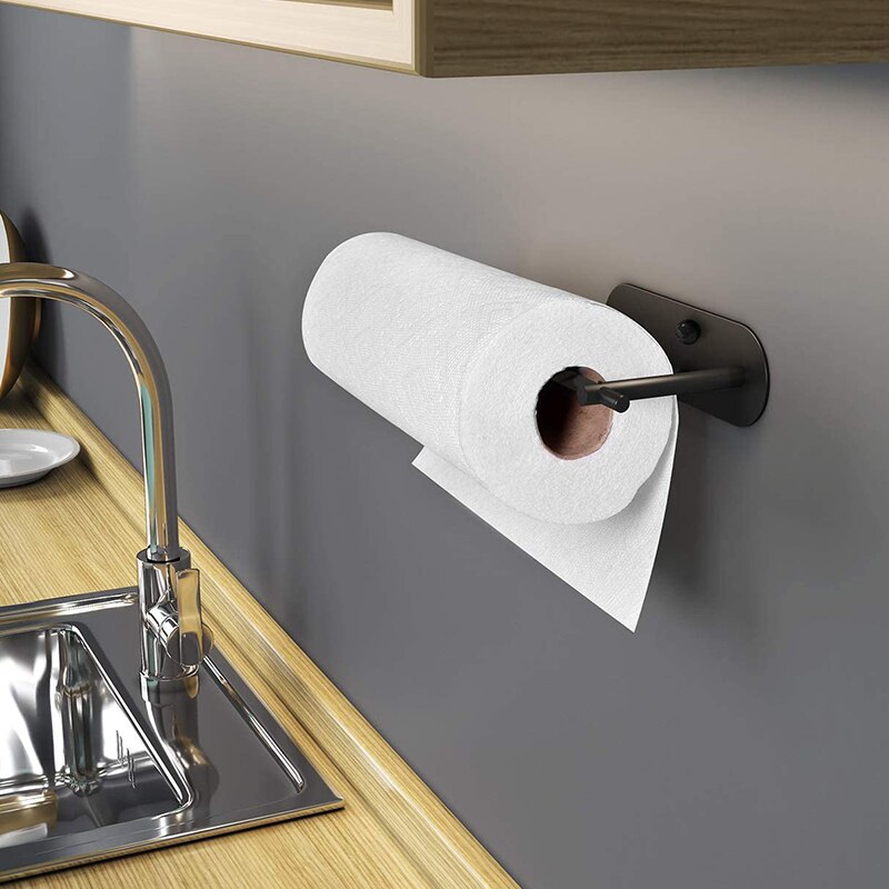 Punch-Free 304 Stainless Steel Paper Towel Rack Un... – Vicedeal