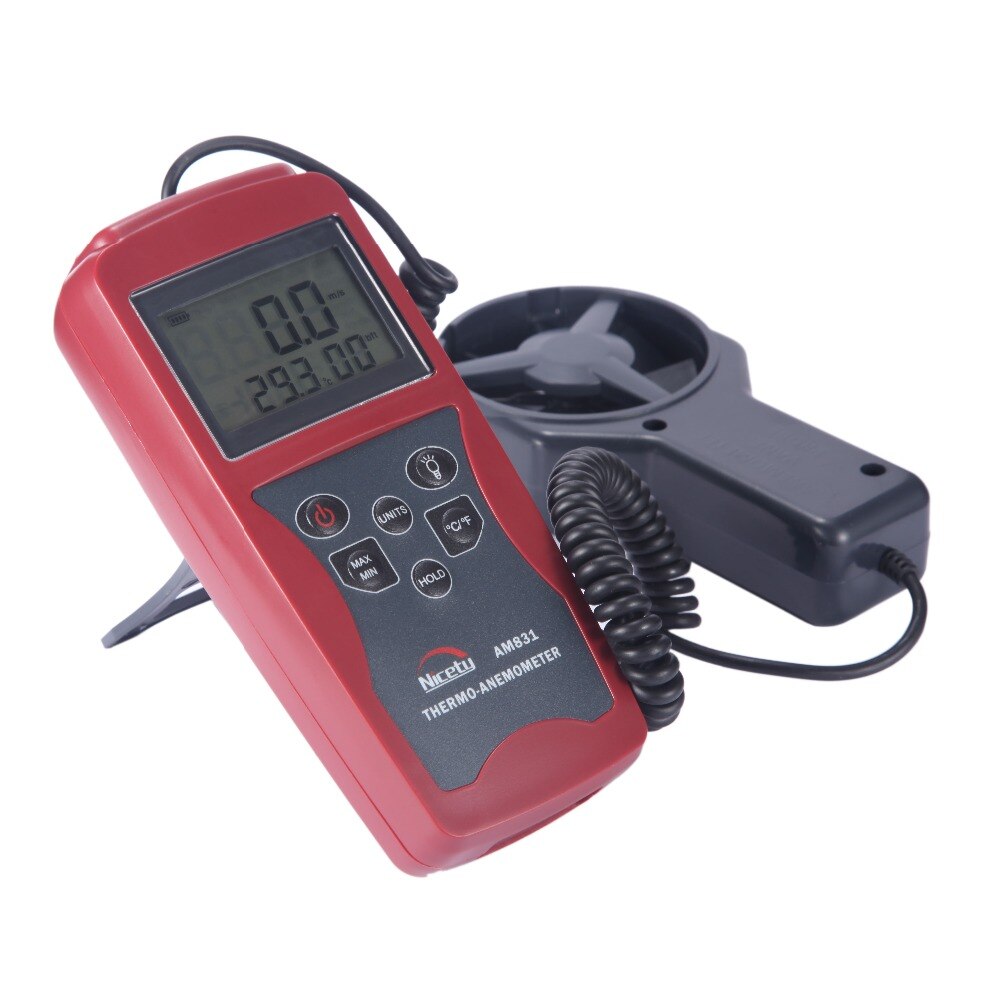Nicetymeter AM831 LCD Handheld Digital Anemometer ... – Grandado