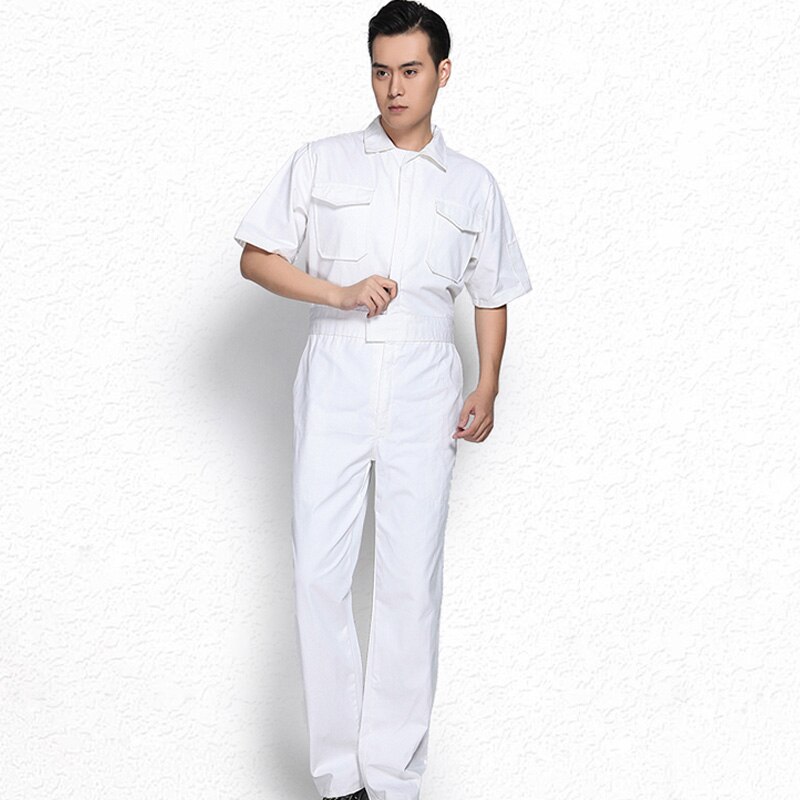 Work Clothes Men Coveralls Plus Size 4XL Short Sle... – Vicedeal