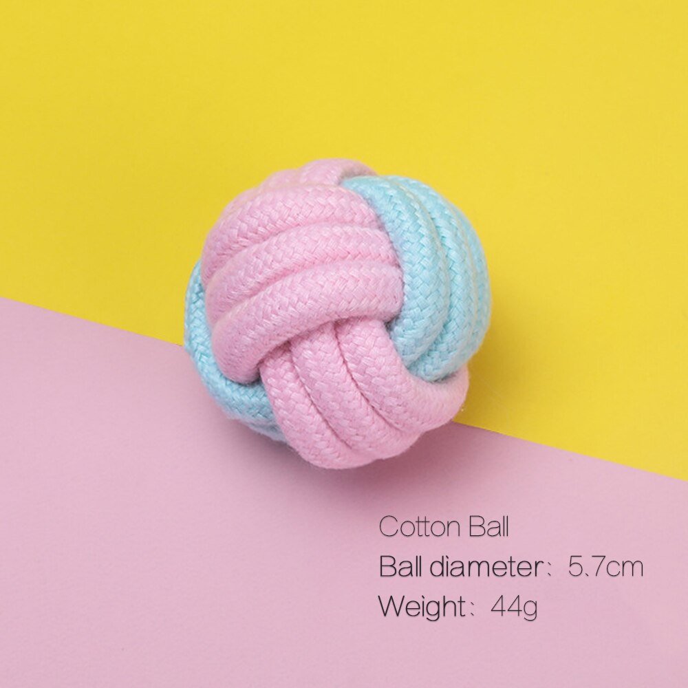 Cotton Rope Ball Teeth Cleaning Bite Resistant Che... – Vicedeal