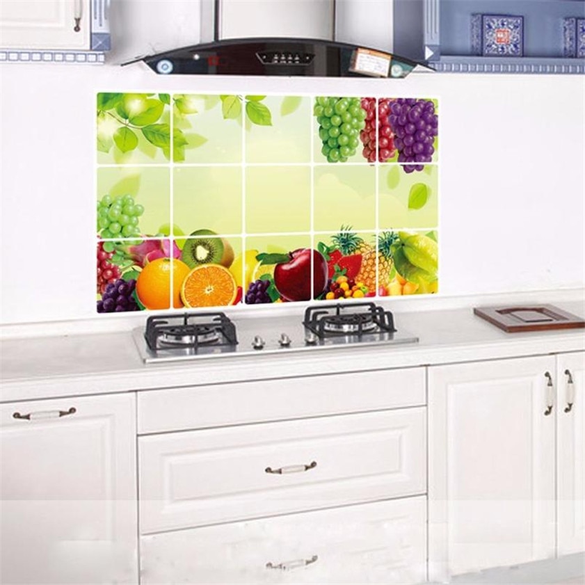 Kitchen Oilproof Removable Wall Stickers Art Decor... – Vicedeal