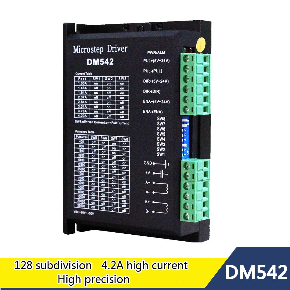 DM542 Dsp Digitale NEMA23/NEMA24/NEMA34 Stappenmot... – Grandado