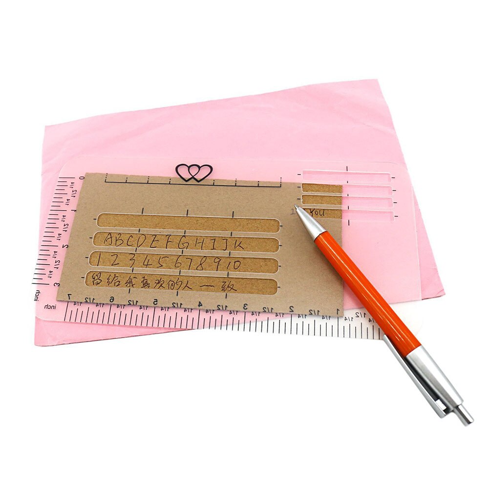 4pcs Notebook Templates Rulers Handwriting Practic... – Grandado