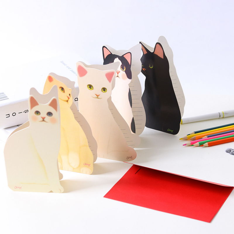 Mini thank you Card Cat shape simple Scrapbooking ... – Grandado