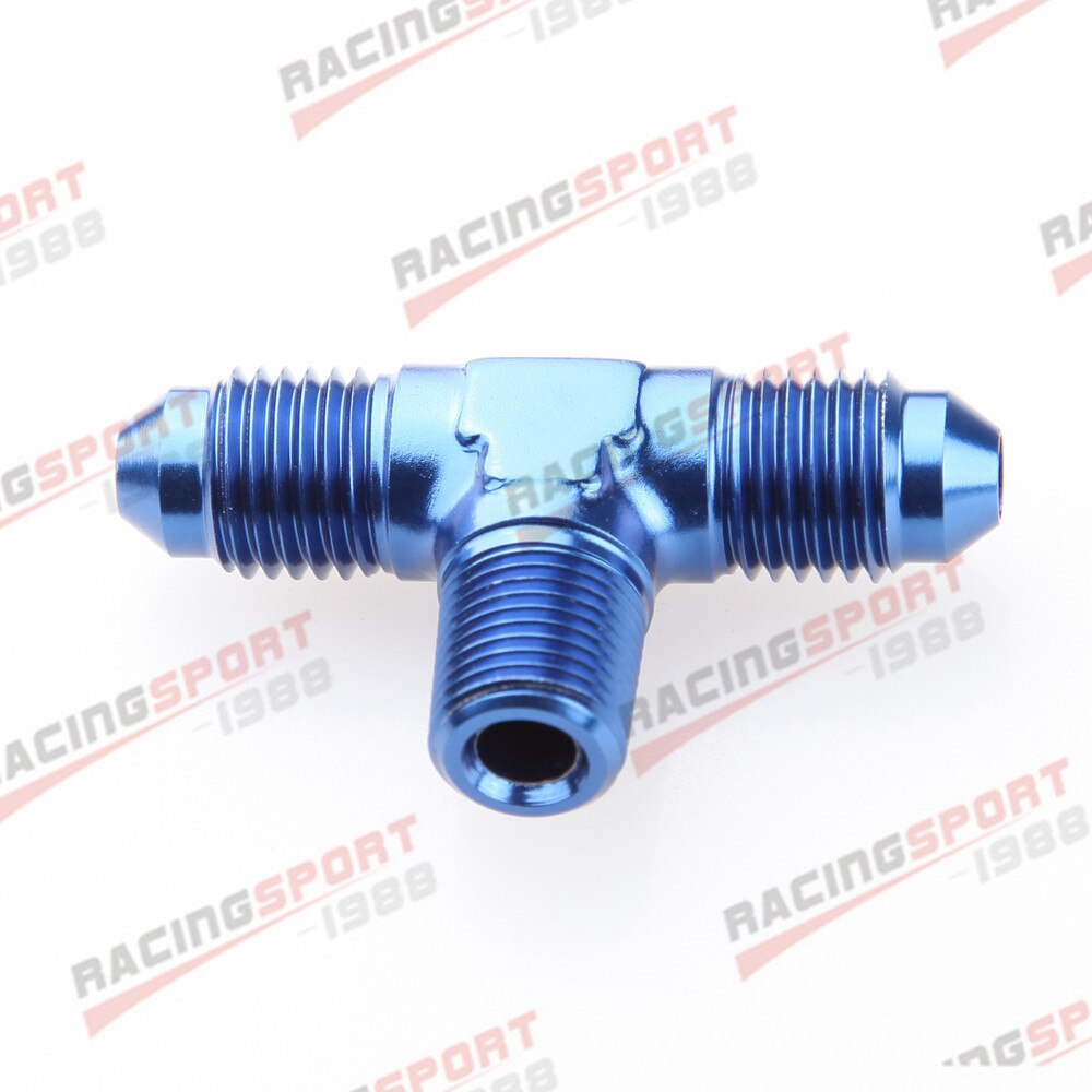 AN6 AN-6 To 1/4" NPT Flare Tee Fitting Adapter Alu... – Grandado