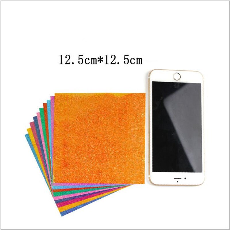 50pcs/set Square Origami Paper Single Side Shining... – Vicedeal