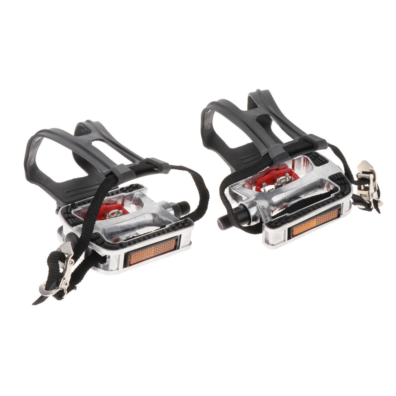 Bike Pedals Toe Cages Non Slip Bicycle Pedals Mult... – Grandado
