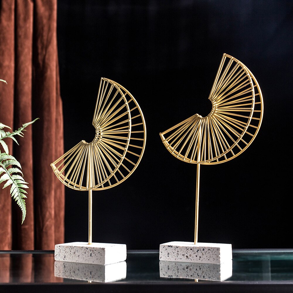 Nordic Home decor Metal Maple Leaf Model Abstract ... – Grandado