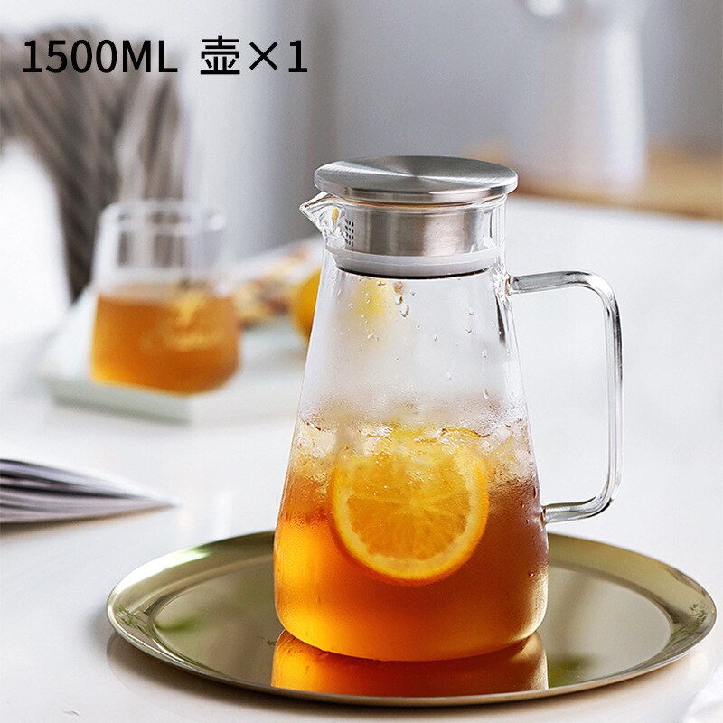 Hammered Glass Cold Water Bottle Set Household Lar... – Grandado