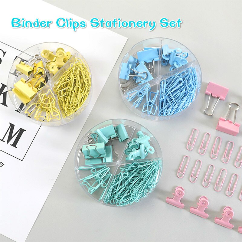 Clips de Metal kawaii de Color caramelo de 94 piez... – Grandado