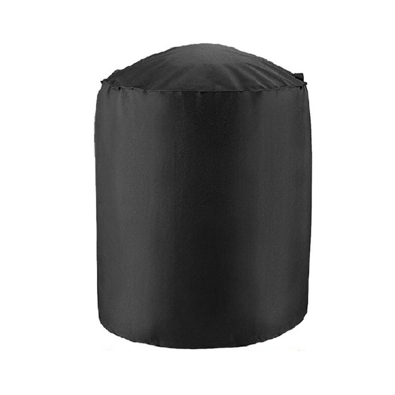 Black Outdoor Barbecue Round Dust Cover Waterproof... – Grandado