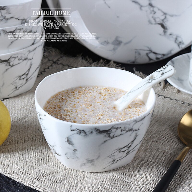 Marmor service kaffekop fad western bøf fad kerami... – Grandado