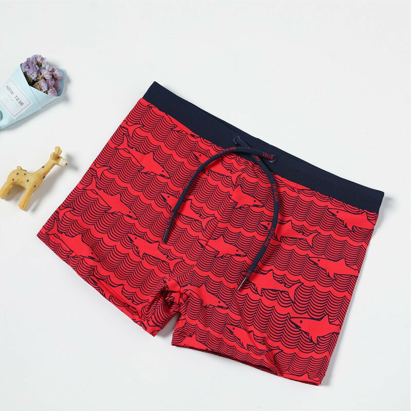Boys Trunks Swimwear 2-10 Years Boys Red Shark Sty... – Grandado
