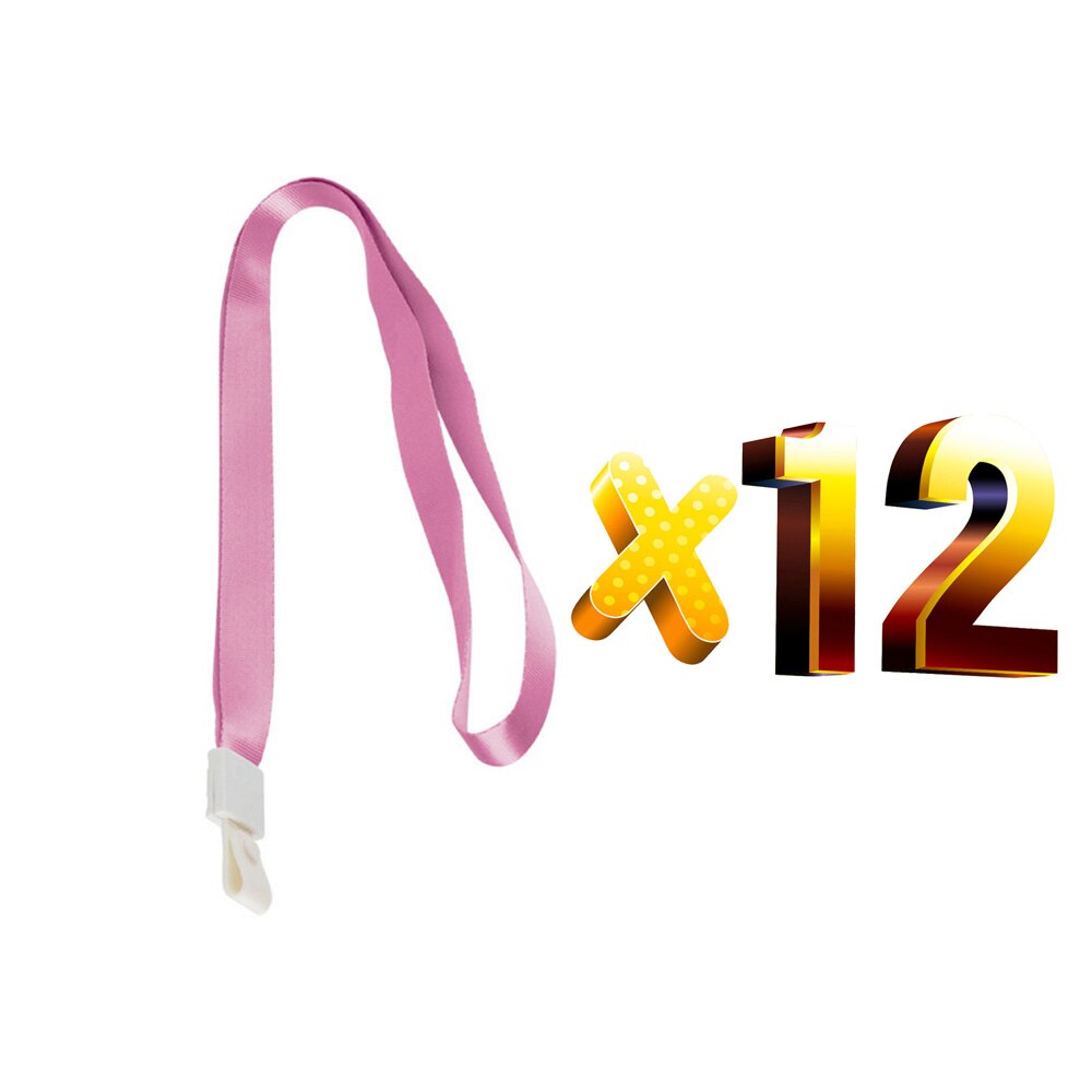 Lot 12pcs Color ID Card Holder Lanyards Soft Hook ... – Grandado