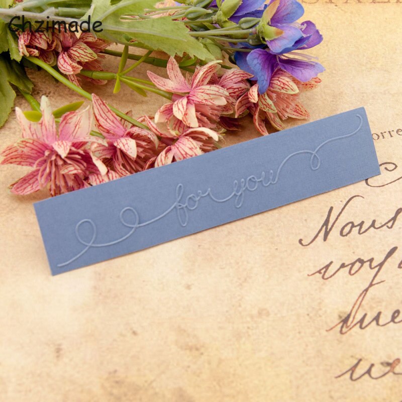 Love You Letter Printed Embossing Folders Plastic ... – Grandado